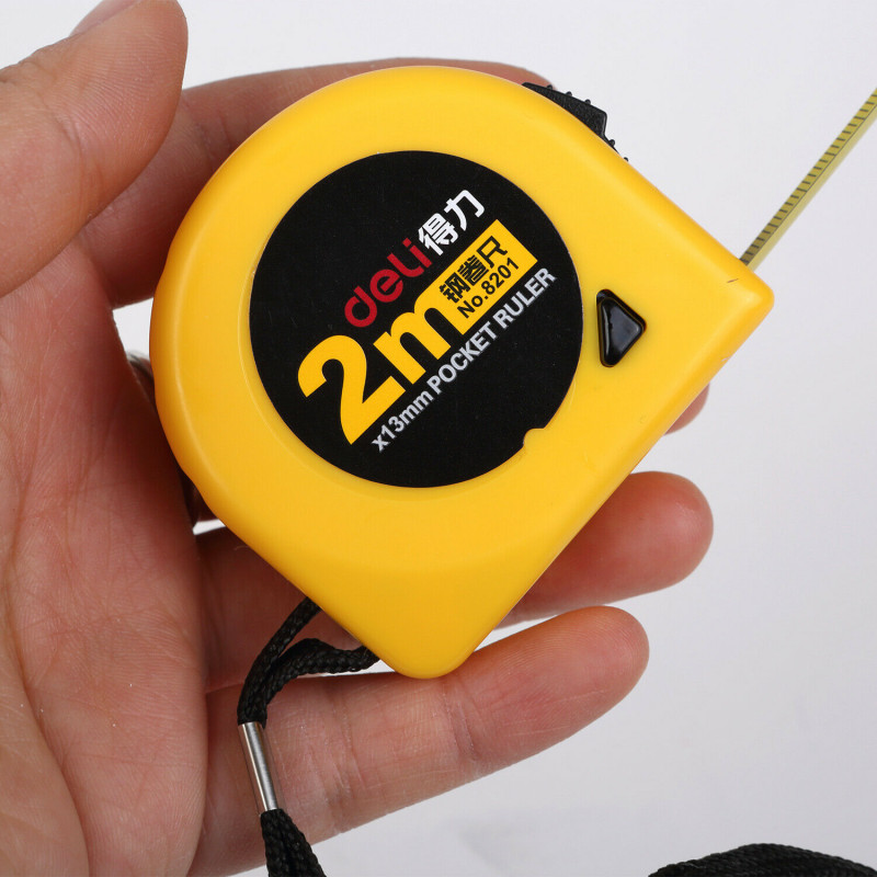 2m Retractable Tape Measure Griplock Imperial Metric Measuring QTY 1-PACK
