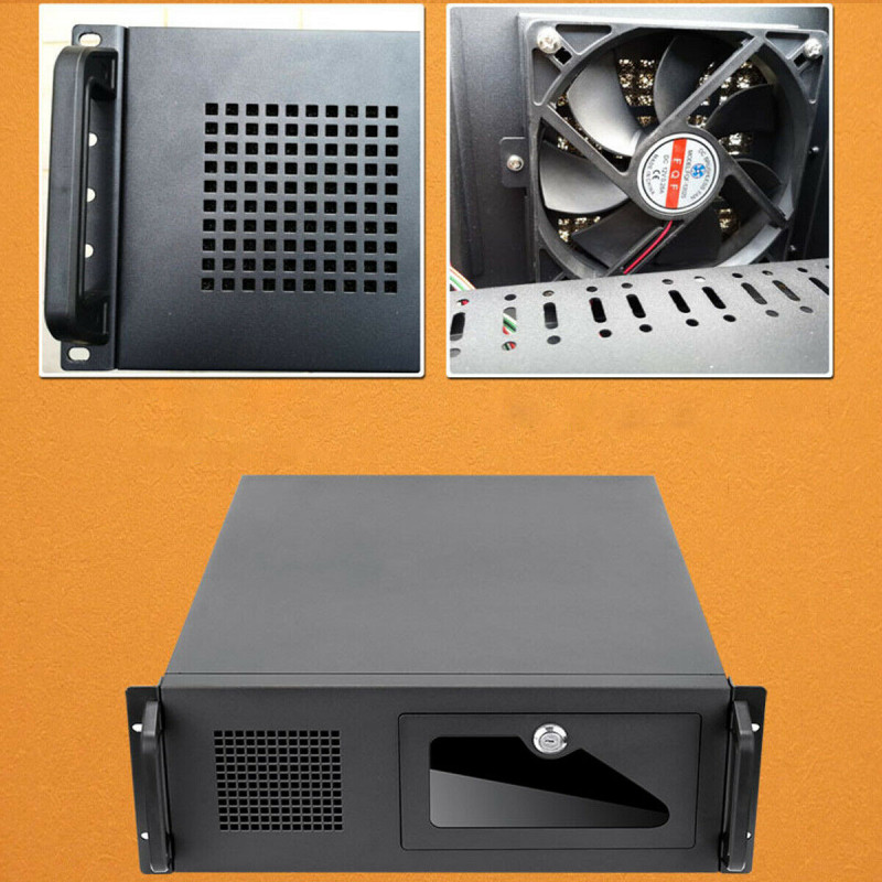 4U Rack mount Industrial Server/Computer Case with Fan