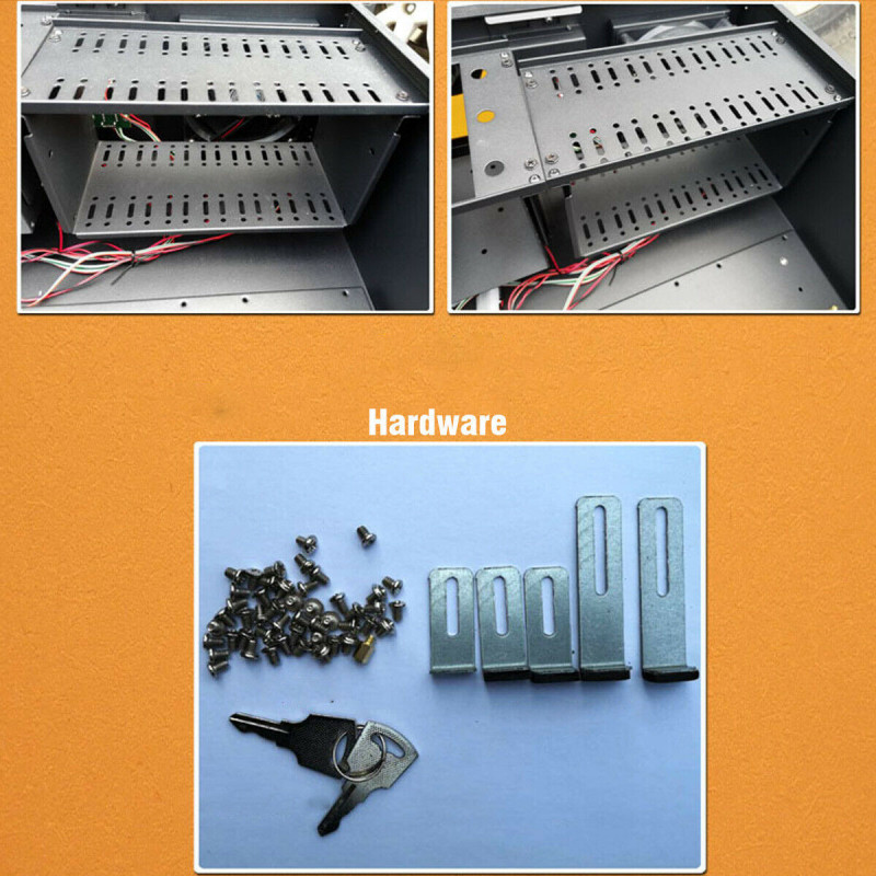 4U Rack mount Industrial Server/Computer Case with Fan