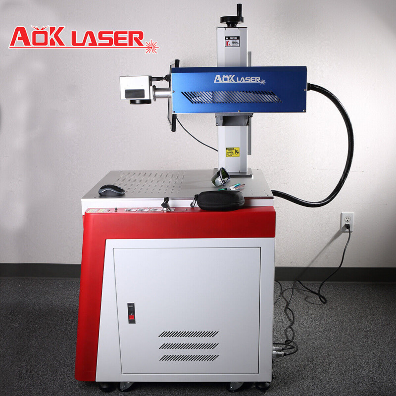 AOK LASER 30w RF CO2 Galvo Laser Marking Engraving Machine with ...