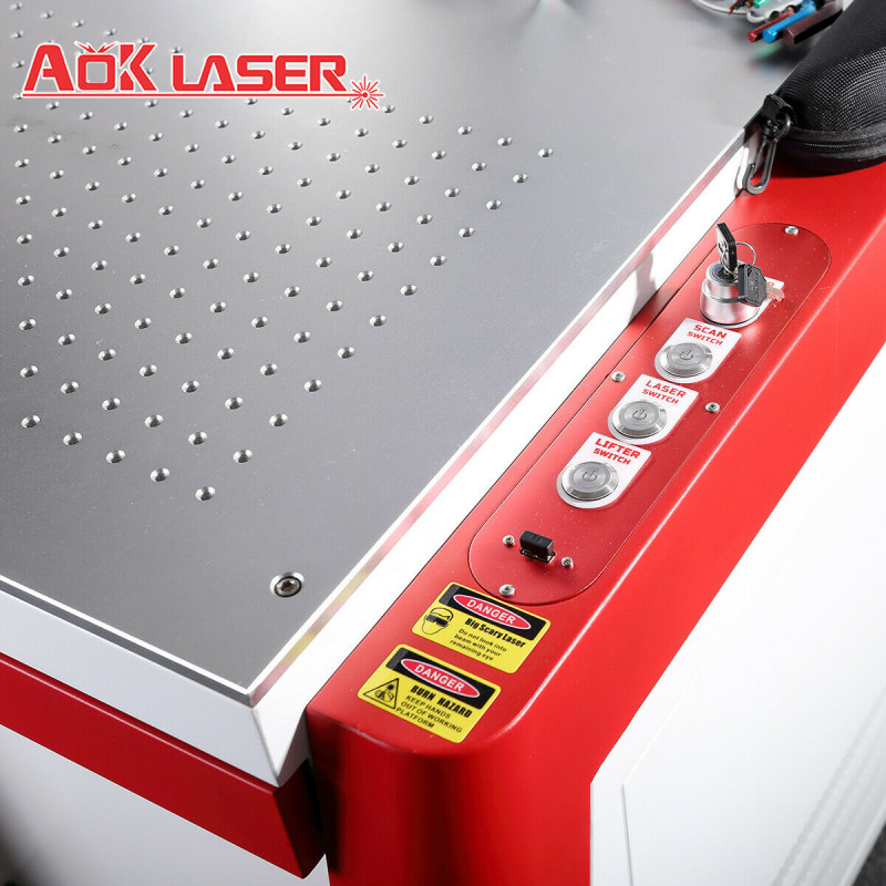 AOK LASER 30w RF CO2 Galvo Laser Marking Engraving Machine with ...