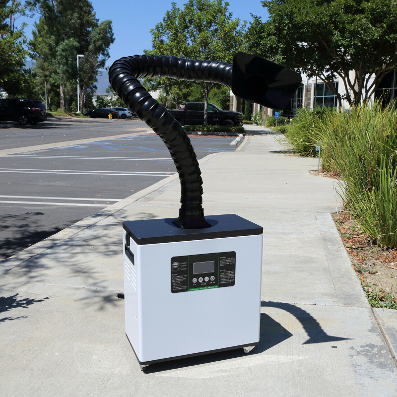 Industrial Laser Smoke dust purifier Hepa carbon air purifier Soldering ...