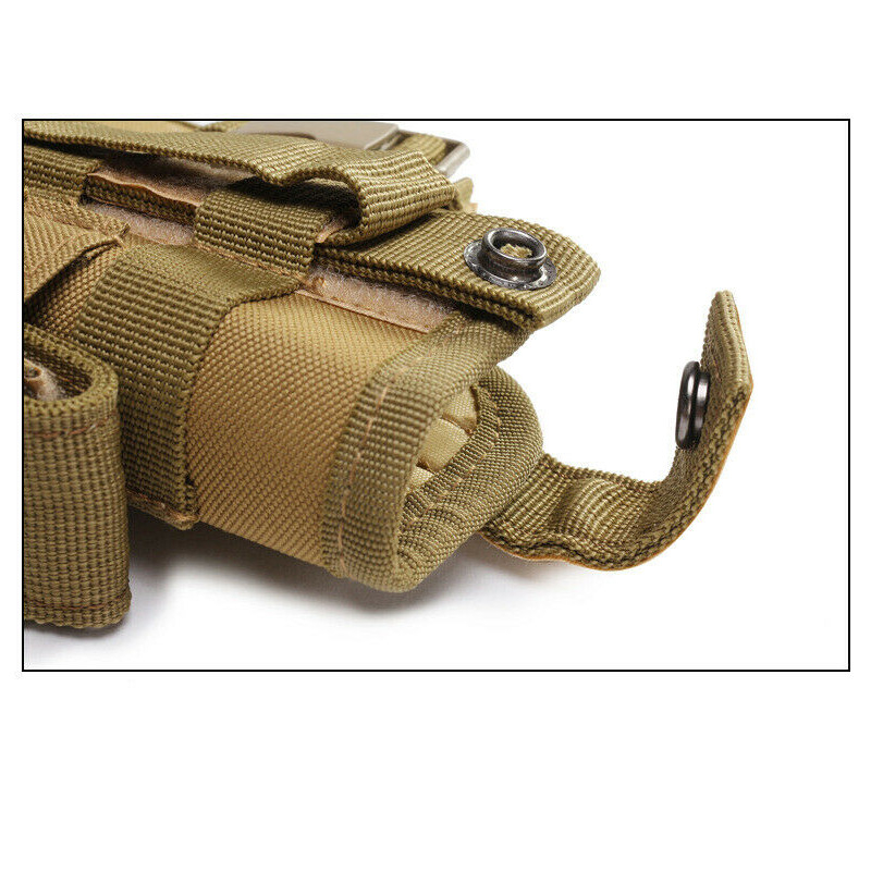 Tactical Molle Drop Leg Platform & Handgun Pistol Holster Thigh Gun ...