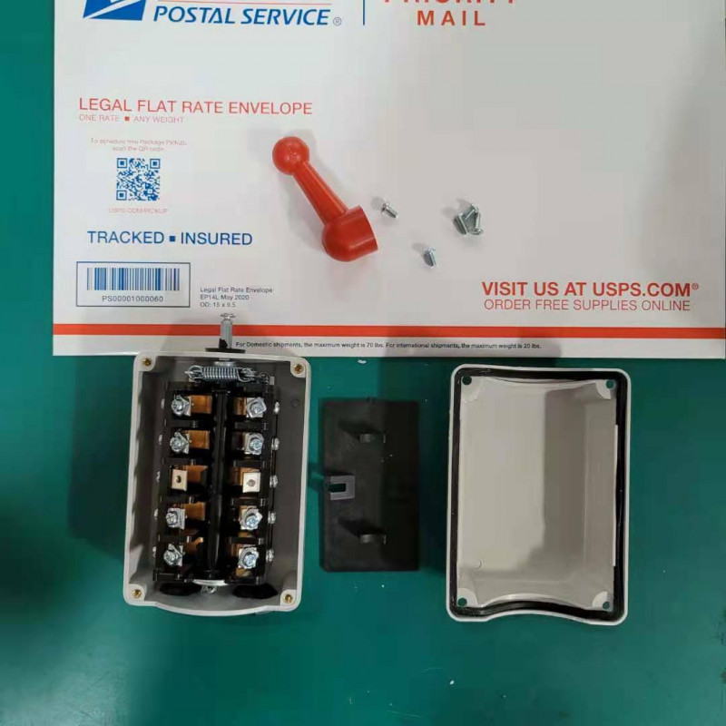 380v 20A Drum Switch Forward/Off/Reverse Motor Control Rainproof ...