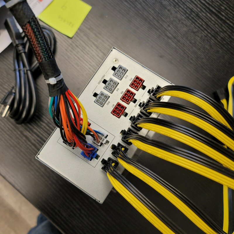 Dell 1000W Full Modular PSU Power supply 12v for D37 S37 motherboard ...