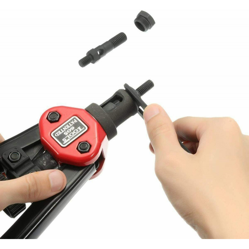 12IN Rivet nut gun kit Rivnut Tool Nut Setter thread setting nutsert ...
