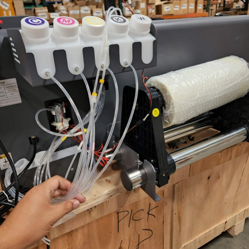 AOK Printer 12 In. Continuous Auto DTF Printer & Powder Shaker 2* XP ...