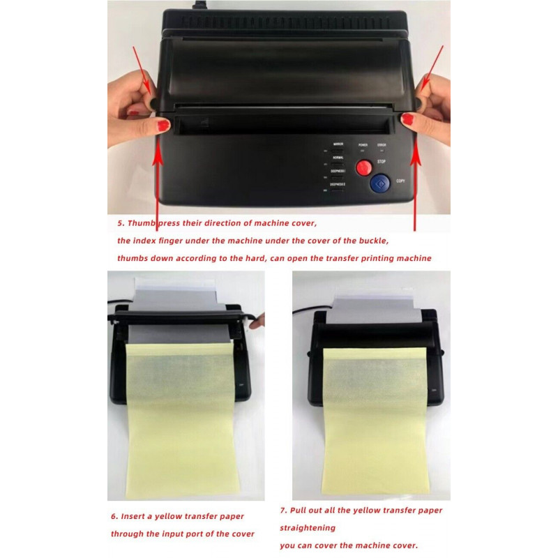 Tattoo Thermal Stencil Maker Tattoo Transfer Copier Printer Machine A4&A5