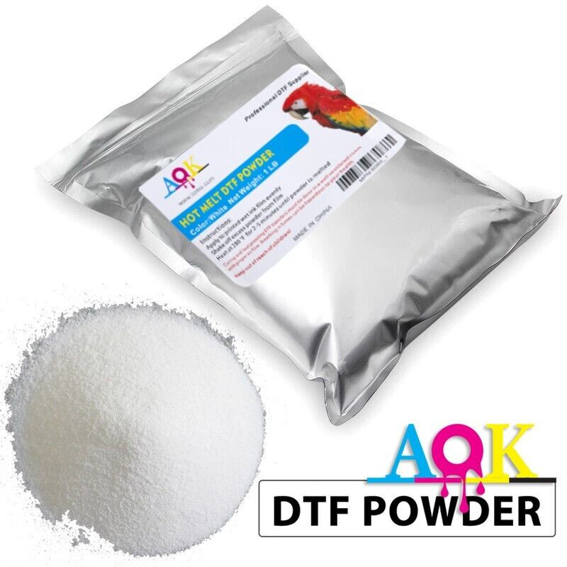 AOK DTF Powder Hot Melt Adhesive Mini Particles 1LB Transfer Adhesive ...
