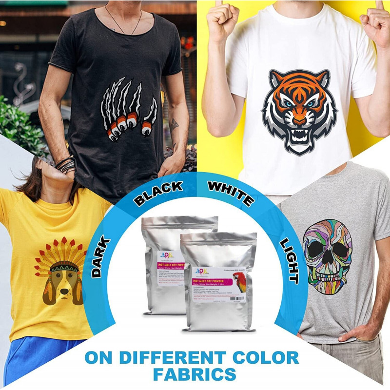 AOK DTF Powder Hot Melt Adhesive Mini Particles 2LBS Transfer Adhesive ...