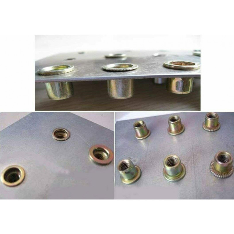 12'' Rivet Gun Kit Rivnut Thread Setting Tool Nut Setter NutSert Metric SAE