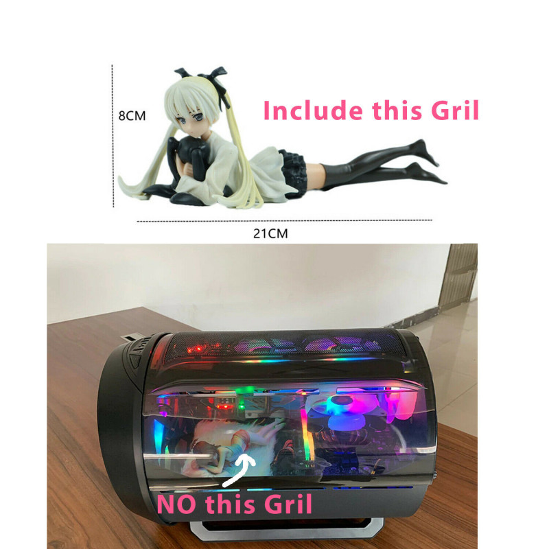 Space Capsule Design MATX ITX Desktop Case USB3.0 PC Gaming Computer ...