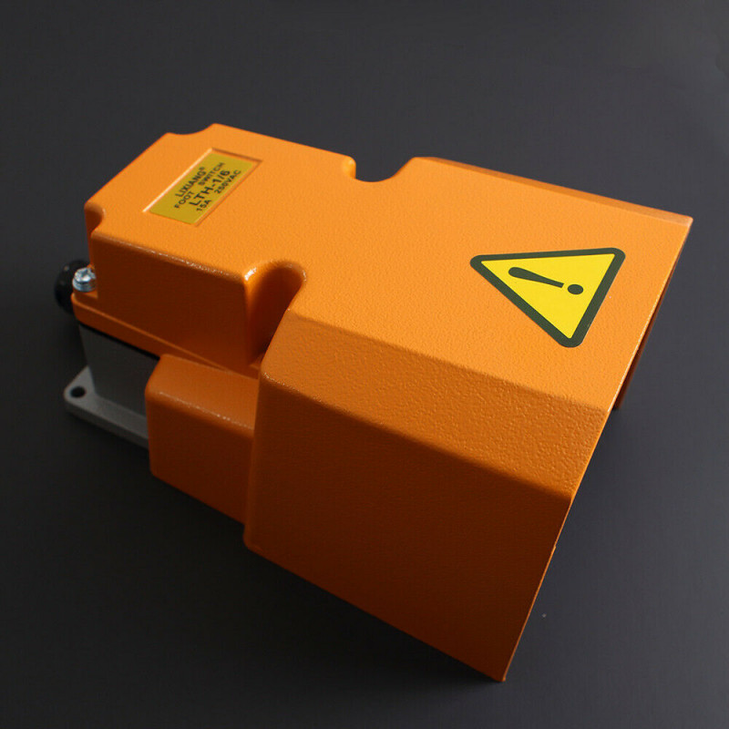 Extra Heavy Duty Foot Switch W Guard 15A 250VAC SPDT Electric Pedal ...