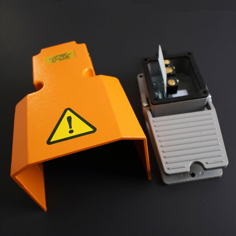 Extra Heavy Duty Foot Switch W Guard 15A 250VAC SPDT Electric Pedal ...